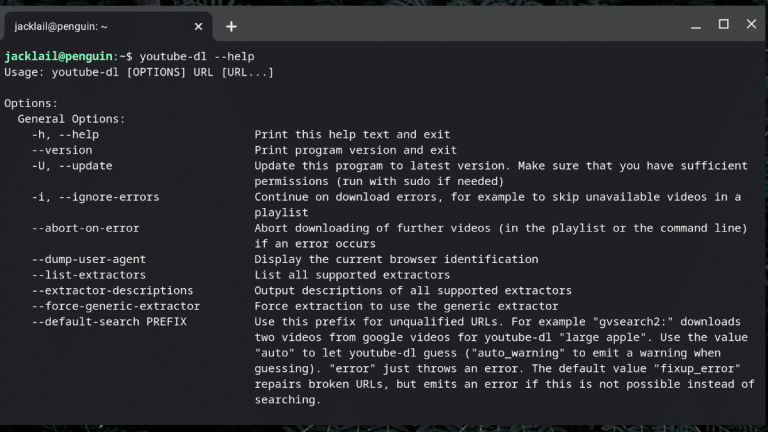 How to use (yt-dlp) youtube-dl to grab an online video - Jacklail.com